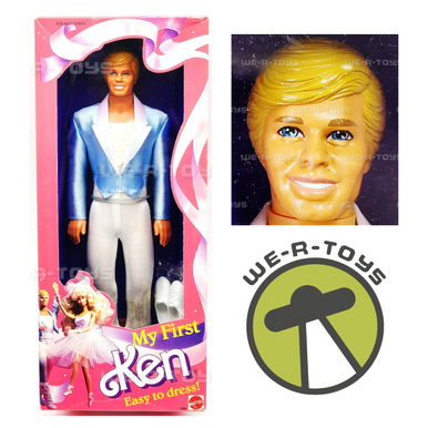 Barbie My First Ken Doll Easy to Dress Mattel 1988 No. 1389 NRFB - We-R ...
