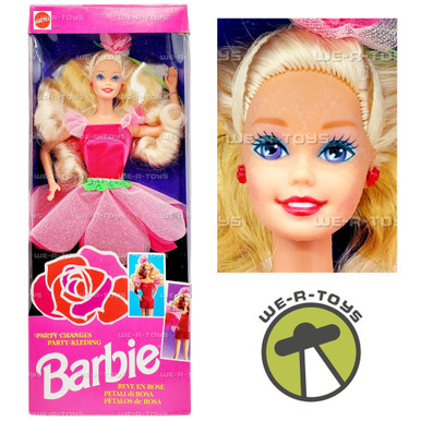 Party Changes Barbie Reve En Rose Doll 1992 Mattel 2545 - We-R-Toys