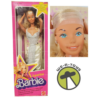 Vintage Super Size 18" Barbie Doll 1976 Mattel #9828 NEW - We-R-Toys
