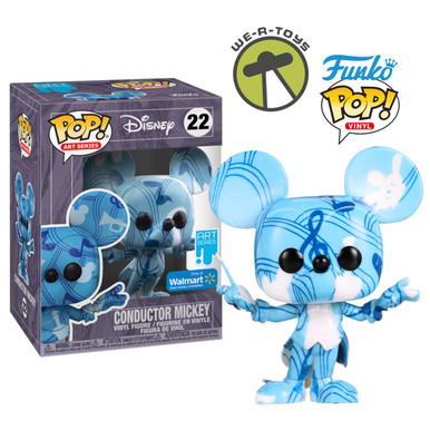 Funko Pop! Disney 22 Art Series Conductor Mickey Walmart Exclusive ...