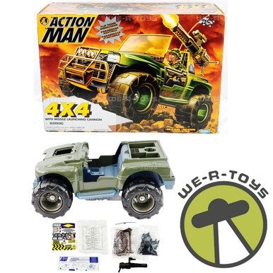 Action Man 4x4 With Missile Launching Cannon Vehicle Hasbro 1995 No ...