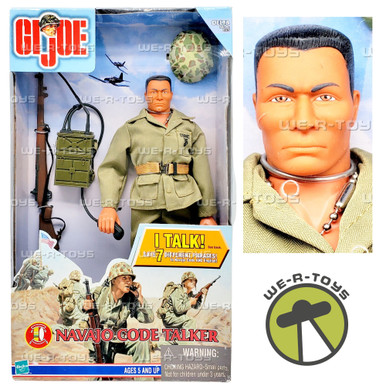 1999 GI Joe USMC Navajo Code Talker Talking 12 Inch Action Figure Hasbro