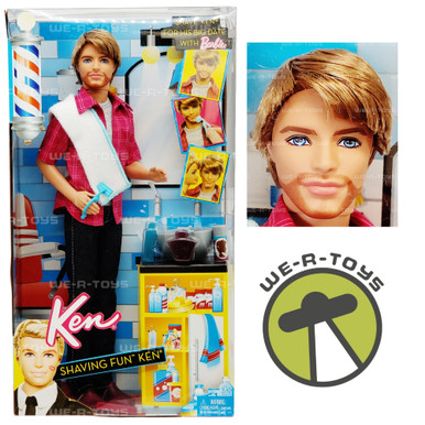Barbie Shaving Fun Ken Doll 2010 Mattel No. V3398 NRFB - We-R-Toys
