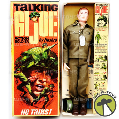 GI Joe Talking Action Soldier Action Figure Hasbro 1967 No. 7590 He ...