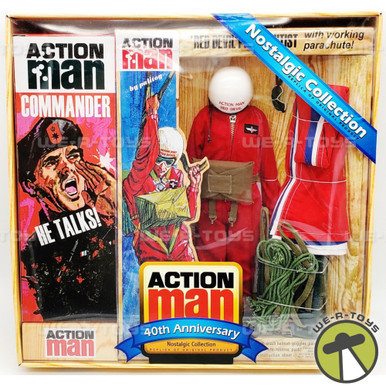 Action Man Talking Action Commander W/ Red Devil Parachutist ...