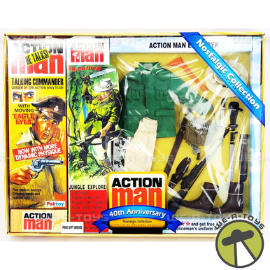 Action Man Talking Commander Figure With Jungle Explorer Accessories ...