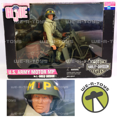 G.I. Joe US Army Motor MP Harley Davidson Action Figure and Vehicle ...