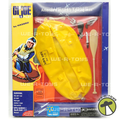 G.I. Joe Action Pilot USAF Survival Equipment Set w/ Life Raft 2008 ...