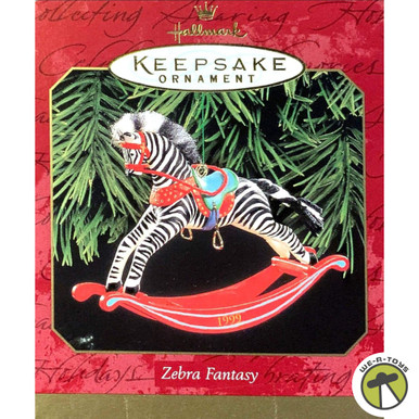 Hallmark Keepsake 1999 Ornament Zebra Fantasy - We-R-Toys