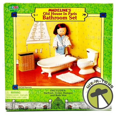 Madeline's Old House in Paris Bathroom Set 2000 Eden 33803 - We-R-Toys