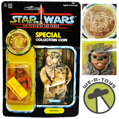 Star Wars POTF Romba Action Figure 92 Back Unpunched 1984 w/ Coin No ...