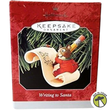 Hallmark Keepsake Writing to Santa 1998 Ornament QX6533 - We-R-Toys