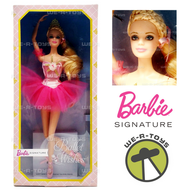 Barbie Signature Ballet Wishes Doll 2017 Mattel No. DVP52 NRFB - We-R-Toys