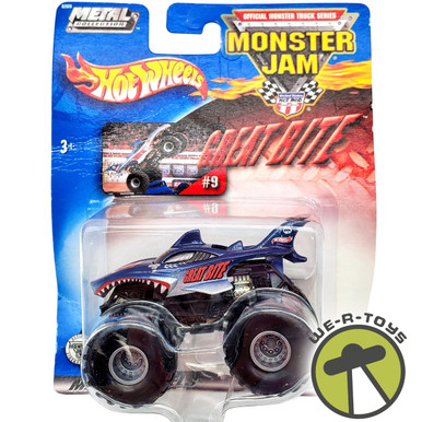 Hot Wheels Monster Jam Great Bite Metal Collection 1996 B2026 Mattel ...