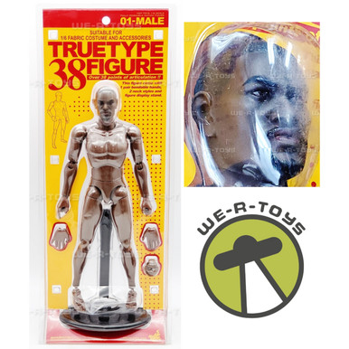 TrueType 38 Figure 01-Male African American Poseable Figure Hot Toys 2006 NEW - We-R-Toys