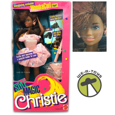 Barbie Style Magic Christie Doll With WondraCurl Hair AA 1988 Mattel ...