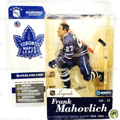 NHL Legends Series 1 Frank Mahovlich Action Figure Toronto Maple Leafs ...