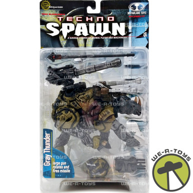 Techno SPAWN Gray Thunder Rhino Series 15 Action Figure McFarlane Toys ...