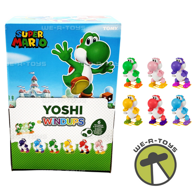 Super Mario Yoshi Windup Toys Box of 12 Blind Bags Nintendo 2021 Tomy ...