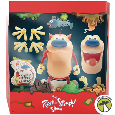 Ren & Stimpy ULTIMATES! Wave 1- Stimpy Action Figure Super 7 - We-R-Toys