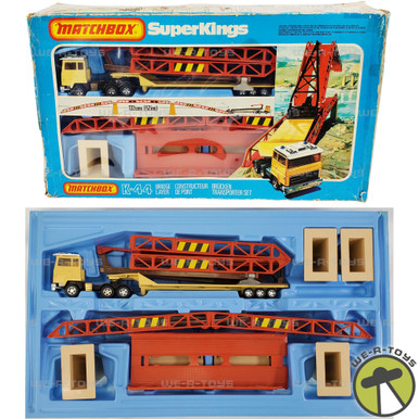 Matchbox SuperKings Bridge Layer Truck and Bridge K-44 Original Box ...