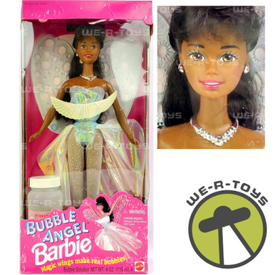 Barbie Bubble Angel Doll Magic Wings Make Real Bubbles AA 1994 NRFB ...