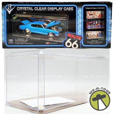 Pioneer Plastics Crystal Clear Display Acrylic Case with Mirror Base ...
