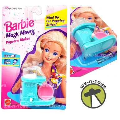 Barbie Magic Moves Blue Popcorn Maker Doll Accessory 1994 Mattel #67020 ...