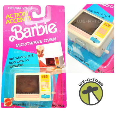 Barbie Action Accents Microwave Doll House Accessory 1989 Mattel #7936 ...