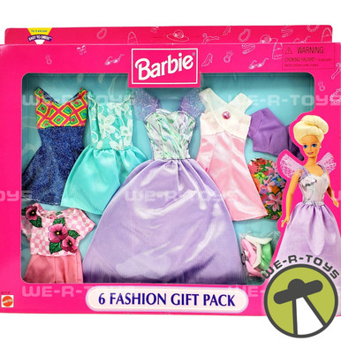 Barbie 6 Complete Fashion Outfits Gift Pack 1997 Mattel #68073 NEW - We ...
