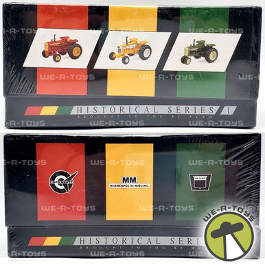 AGCO Historial Series 1 Set of 3 Tractors Red, Yellow, Green 1993 ERTL ...
