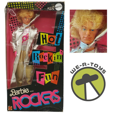 Barbie & the Rockers Ken Doll 1986 Mattel #3131 NRFB - We-R-Toys