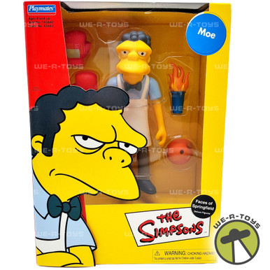 The Simpsons Faces of Springfield Moe Deluxe Figure and Accessories ...