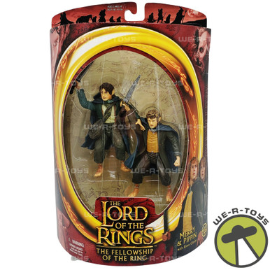 Lord of the Rings Merry & Pippin with Elven Cloaks 2002 Toy Biz Item ...