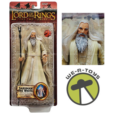 Lord of the Rings Saruman the White Action Figure 2003 Toy Biz Item ...