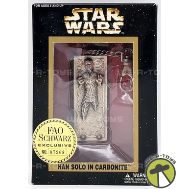 Star Wars Han Solo in Carbonite FAO Schwarz Exclusive Metal Keychain ...