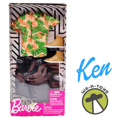 Barbie Ken Hawaiian Shirt Fashion Pack 2018 Mattel FXJ39 - We-R-Toys