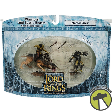 Lord of the Rings Mordor Orcs Battle Scale Figures 2003 Play Along ...