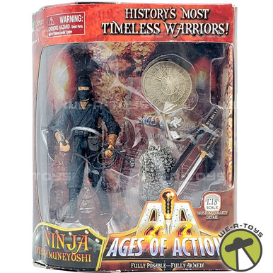 Ages of Action Ninja Tateoka Muneyoshi 1:18 Scale Timeless Warriors ...