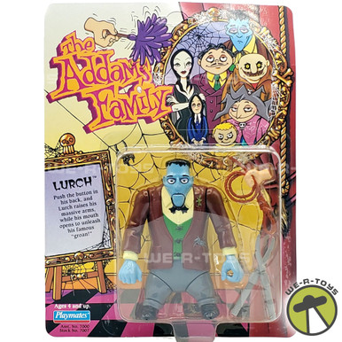 The Addams Family Lurch Action Figure Unpunched Card 1992 Playmates ...