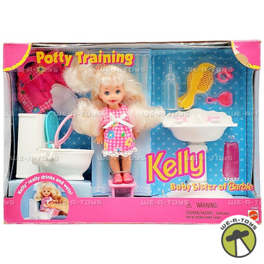Barbie Potty Training Kelly Doll 1996 Mattel 16066 - We-R-Toys