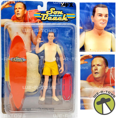 Son of the Beach Notch Johnson Figure w/ Surfboard, Sand, Flotation ...