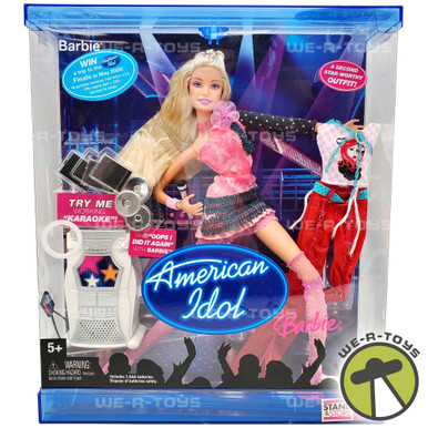 American Idol Barbie Doll with Working Mini Karaoke Machine 2004 Mattel ...