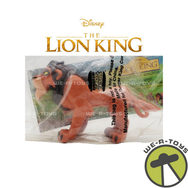 Disney The Lion King Scar Figure Burger King Kids Club Toy 1994 NRFP ...