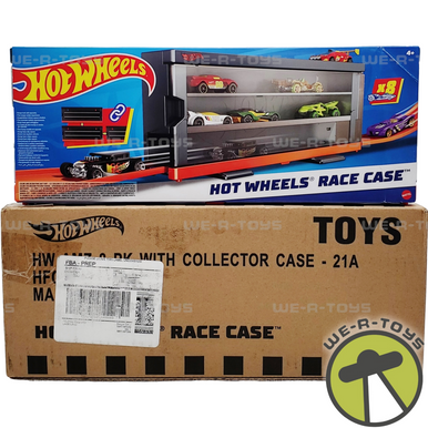 Hot Wheels Race Case with 8 Cars, Stores 12 & Connects to Track 2021 ...
