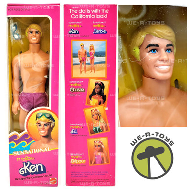Barbie Sunsational Malibu Ken Doll 1981 Mattel No. 1088 NEW - We-R-Toys