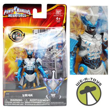 Saban's Power Rangers Megaforce Vrak Action Figure with Card Bandai ...