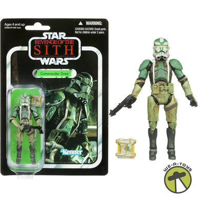Star Wars The Vintage Collection ROTS 3.75 Commander Gree Action Figure ...