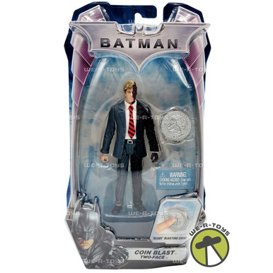 Batman Coin Blast Two-Face With Blade Blasting Coin Mattel NRFP - We-R-Toys