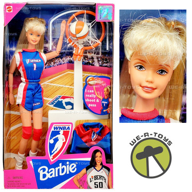 WNBA Basketball Barbie Doll Blonde 1998 Mattel 20205 - We-R-Toys